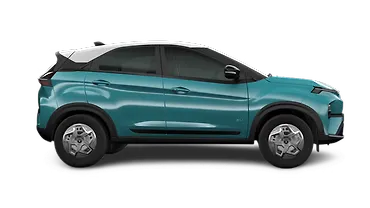 Tata Nexon EV Ocean Blue With White Roof Colour - CarWale