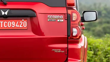 Scorpio Rear Logo Image, Scorpio Photos in India - CarWale