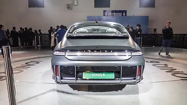 Ioniq 6 Right Rear Three Quarter Image, Ioniq 6 Photos in India - CarWale