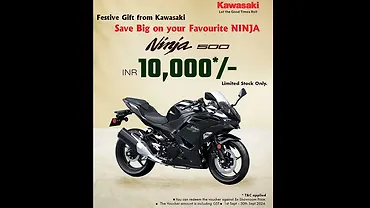 Kawasaki Ninja 500 [2024-2025] Front View Image – BikeWale