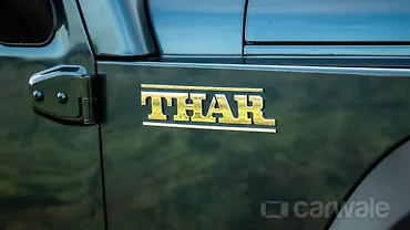 Thar Front Badge Image, Thar Photos in India - CarWale