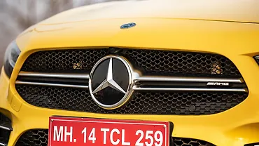 AMG A35 Front Logo Image, AMG A35 Photos in India - CarWale