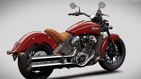 Indian Scout Rear Three-Quarter Image - BikeWale