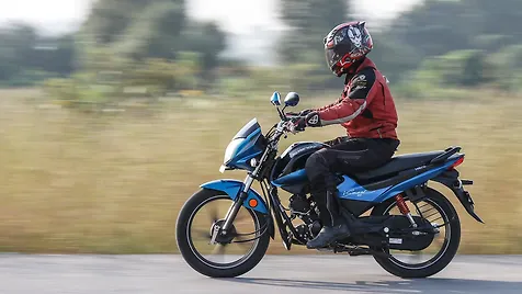 Hero Splendor iSmart 110 Action Image - BikeWale