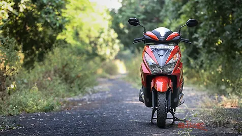 Honda Grazia Front Image - BikeWale