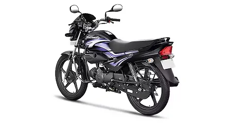 Hero Super Splendor 2018 Rear Three-Quarter Image - BikeWale