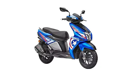 TVS Ntorq 125 Combat Blue Colour, All Ntorq 125 Colour Images - BikeWale