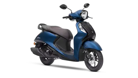 Yamaha Fascino 125 Dark Matte Blue-Disc Colour, All Fascino 125 Colour ...