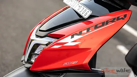 TVS Ntorq 125 Front Panel Decal Image - BikeWale
