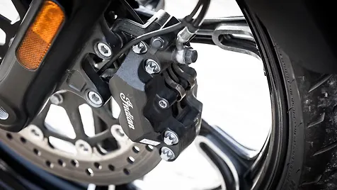 Indian Chief Dark Horse Front Disc Brake Caliper Image - BikeWale