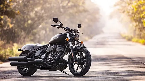 Indian Chief Dark Horse Rear View Image – BikeWale