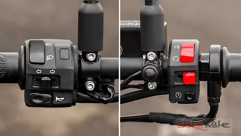 Benelli 502C Left Side Multifunction Switchgear Image - BikeWale