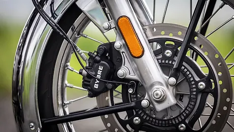 Royal Enfield Classic 350 Front Disc Brake Caliper Image - BikeWale
