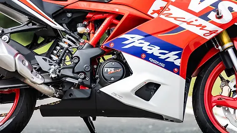 TVS Apache RR310 Engine From Right Image - BikeWale