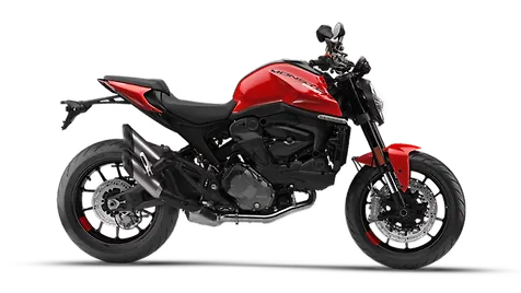 Ducati Monster Left Rear Three Quarter Image – BikeWale