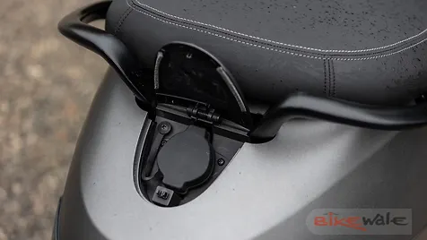 OLA S1 Pro Electric Bike Charging Input Plug Image - BikeWale