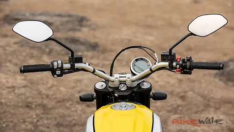 Ducati Scrambler Icon Handle Bar Image - BikeWale