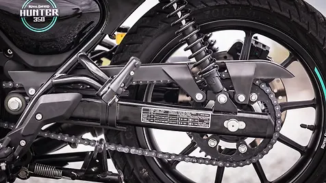 Royal Enfield Hunter 350 Chain Cover Image - BikeWale