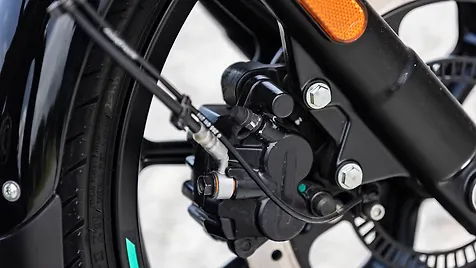 Royal Enfield Hunter 350 Front Disc Brake Caliper Image - BikeWale