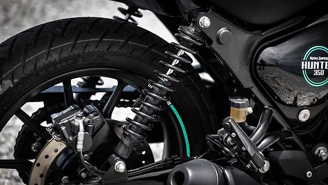 Royal Enfield Hunter 350 Rear Shock absorbers Image - BikeWale