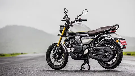 TVS Ronin Left Rear Three Quarter Image - BikeWale