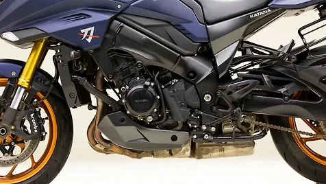 Suzuki Katana Engine From Left Image - BikeWale