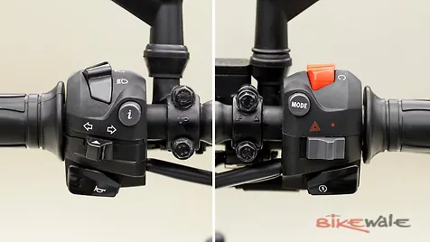 TVS Ronin Left Side Multifunction Switchgear Image - BikeWale