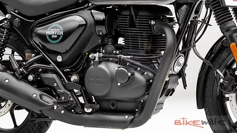 Royal Enfield Hunter 350 Engine From Right Image - BikeWale