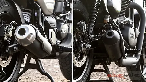 Royal Enfield Hunter 350 Exhaust Headers Image - BikeWale