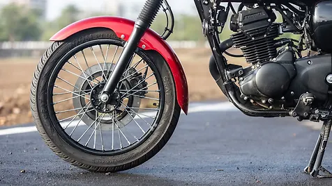 Kawasaki W175 Front Spoke Wheel Image - BikeWale