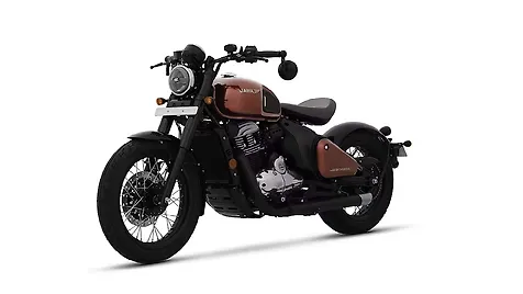 Jawa 42 Bobber Left Front Three Quarter Image - BikeWale