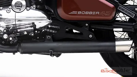 Jawa 42 Bobber Silencer/Muffler Image - BikeWale