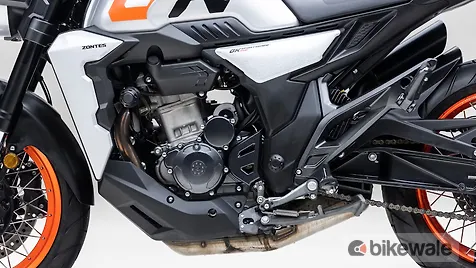 Zontes GK350 Engine From Left Image - BikeWale