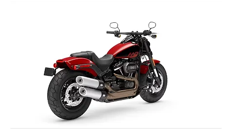 Harley-Davidson Fat Bob Right Rear Three Quarter Image - BikeWale