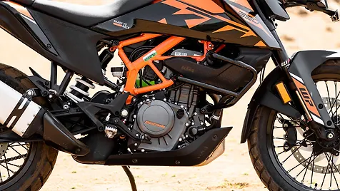 KTM 390 Adventure Engine From Right Image - BikeWale