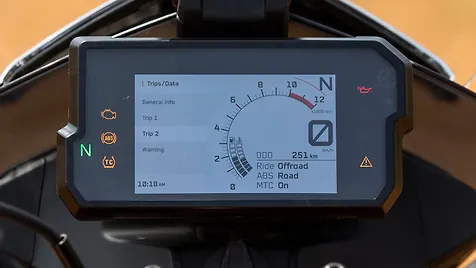 KTM 390 Adventure Riding Modes Image - BikeWale