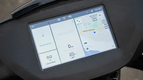 Ather 450X Gen 3 TFT Touchscreen Instrument Cluster Image - BikeWale