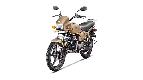 Hero Splendor Plus Left Front Three Quarter Image - BikeWale