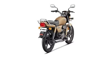 Hero Splendor Plus Right Rear Three Quarter Image - BikeWale