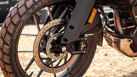 KTM 390 Adventure [2021] Front Wheel & Tyre Image - BikeWale