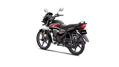 Honda Shine Left Rear Three Quarter Image - BikeWale
