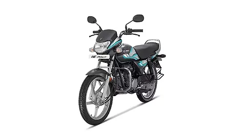 Hero HF Deluxe Left Front Three Quarter Image - BikeWale
