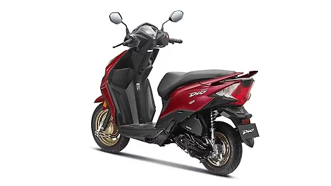 Honda Dio Left Rear Three Quarter Image - BikeWale