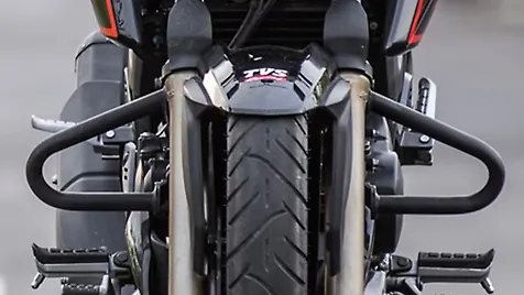 TVS Apache RTR 200 4V Front Leg Guard Image - BikeWale