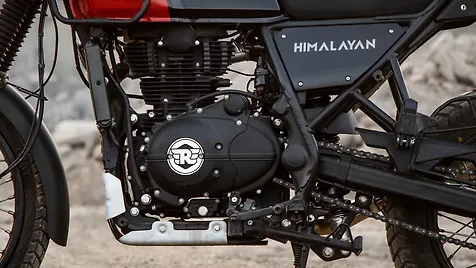 Royal Enfield Himalayan Engine From Left Image - BikeWale