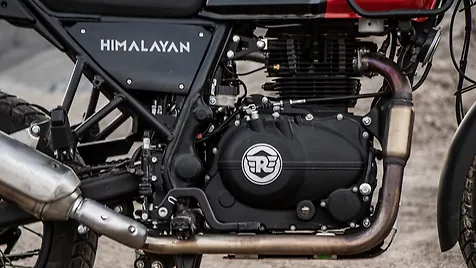 Royal Enfield Himalayan Engine From Right Image - BikeWale