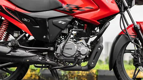 Hero Glamour Engine From Right Image - BikeWale