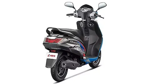 Hero Maestro Edge 110 Rear Three-Quarter Image - BikeWale