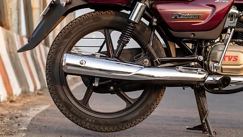 TVS Radeon Rear Alloy Wheel Image - BikeWale