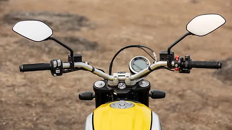 Ducati Scrambler Icon Handle Bar Image - BikeWale